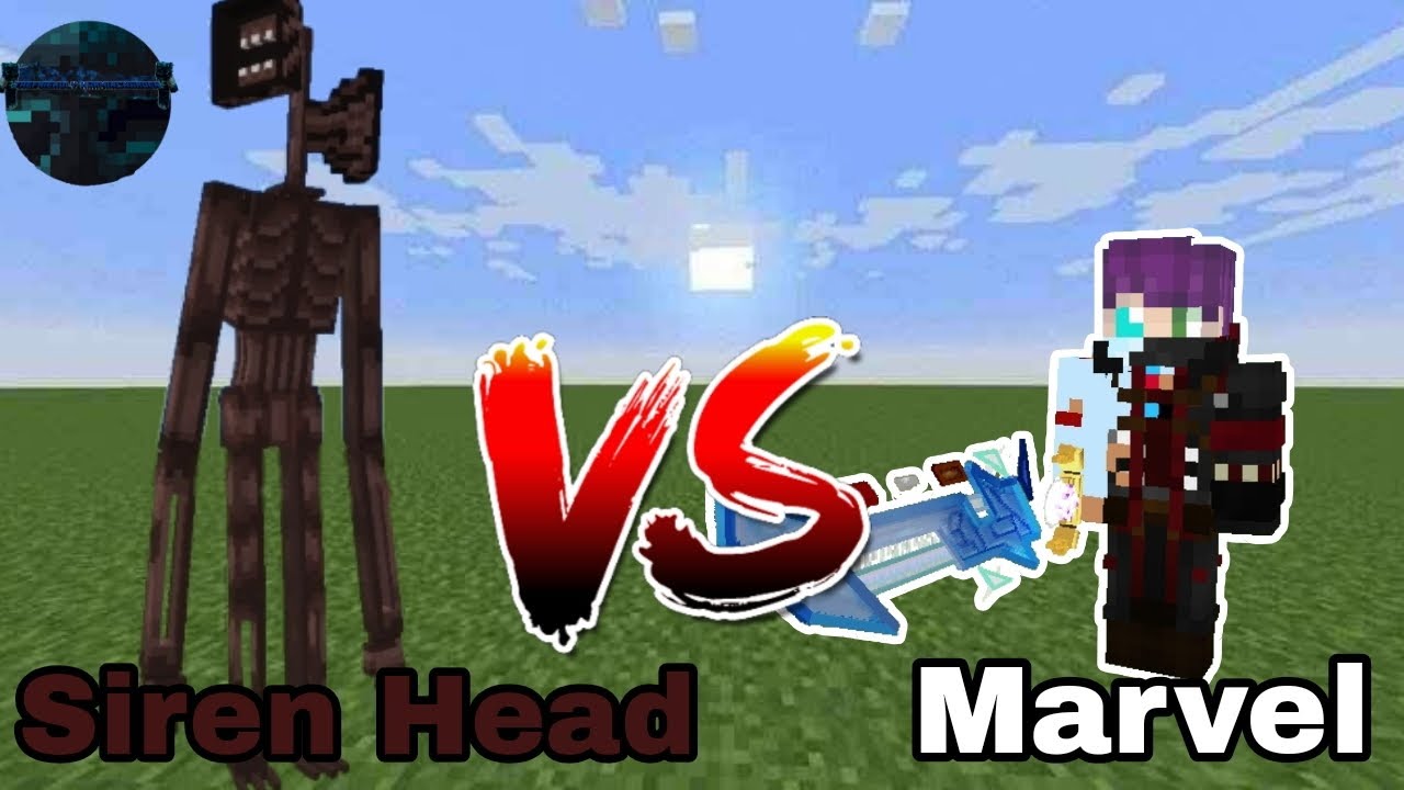 Siren Head V4 (BTD18) Vs Marvel | Minecraft Mob Battle | - YouTube