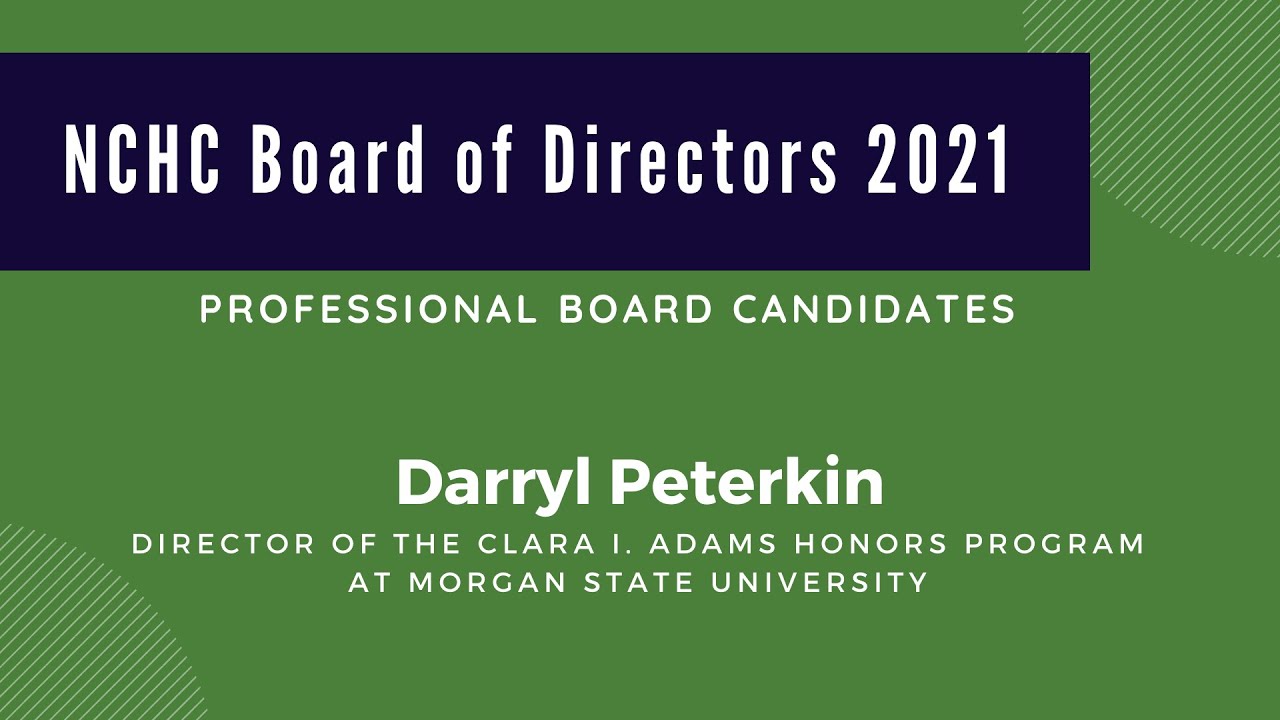 2021 Board Candidates: Darryl Peterkin - YouTube