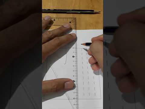 How to draw broken lines / hidden lines - YouTube