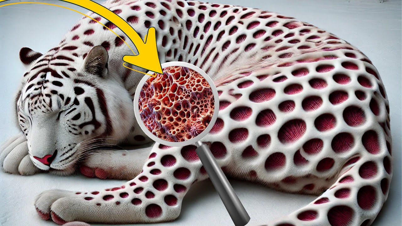 This White Tiger Is a Walking Horror Show—Infested with Goose Barnacles ...