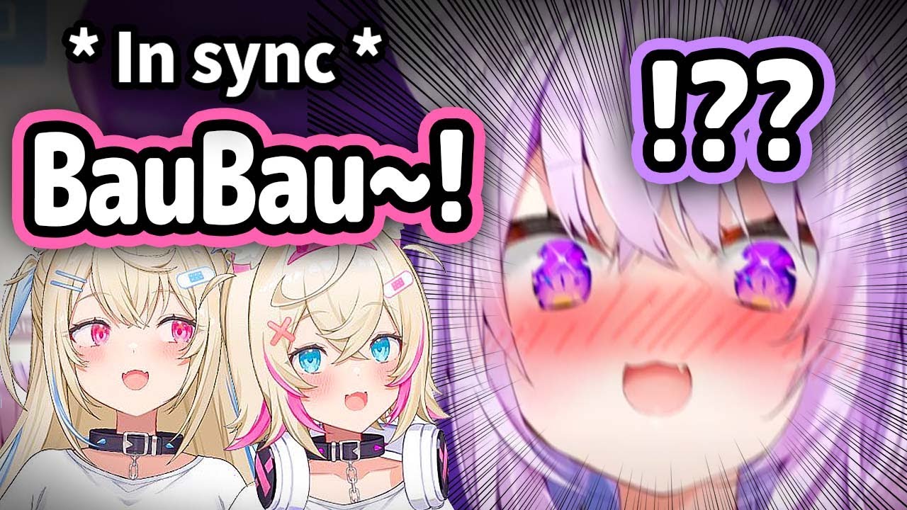 Even Okayu Can't Resist FuwaMoco's Cute Sync【Hololive】 - YouTube