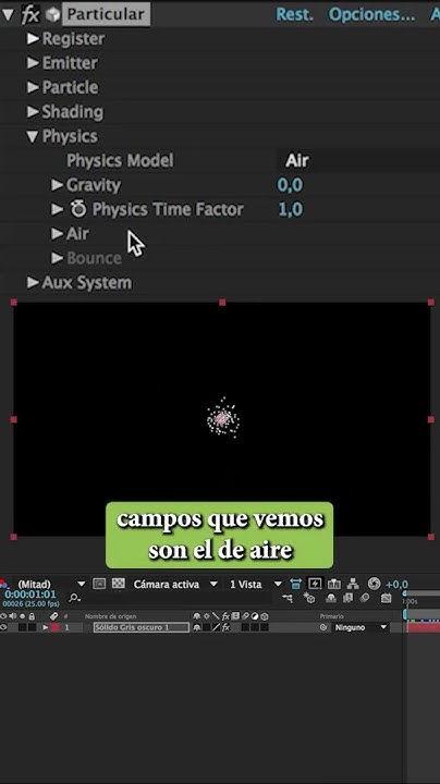Efecto de tiempo con partículas en After Effects - Tutoriales de After Effects en español - YouTube