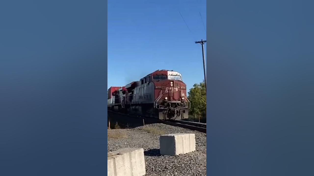 CP 8731 & CP 8154 lead CP 113 - YouTube