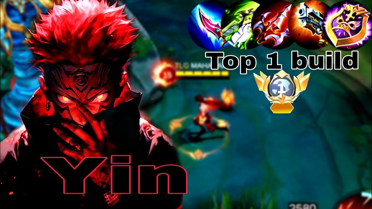 legendary yin!! Top 1 global build yin~ 💯% damage!! yin best emblem ...