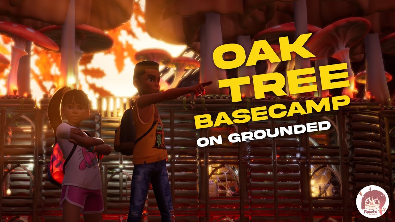 Oak Tree Basecamp on Grounded! (Home Tour) #Grounded #Game - YouTube