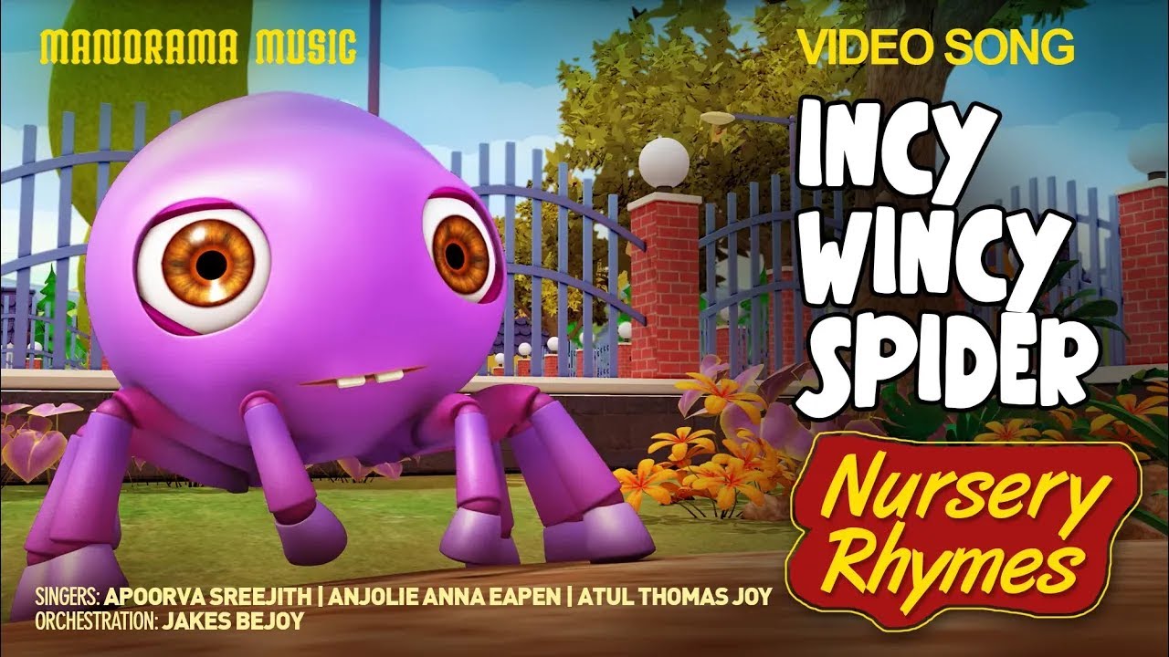 Incy Wincy Spider | English Nursery Rhymes Video | Jakes Bejoy ...