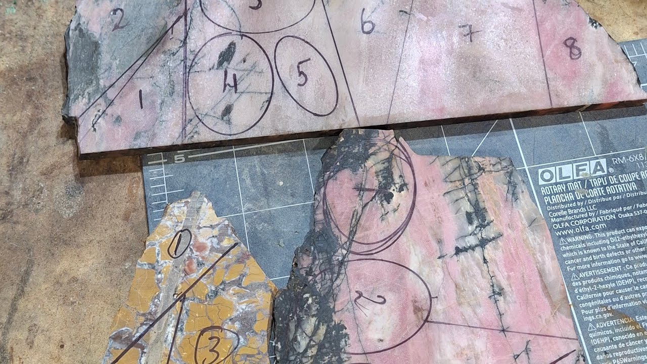 Replay Pre-cut Pink Bubblegum Rhodonite & Stone Canyon Jasper Sir Rocks ...