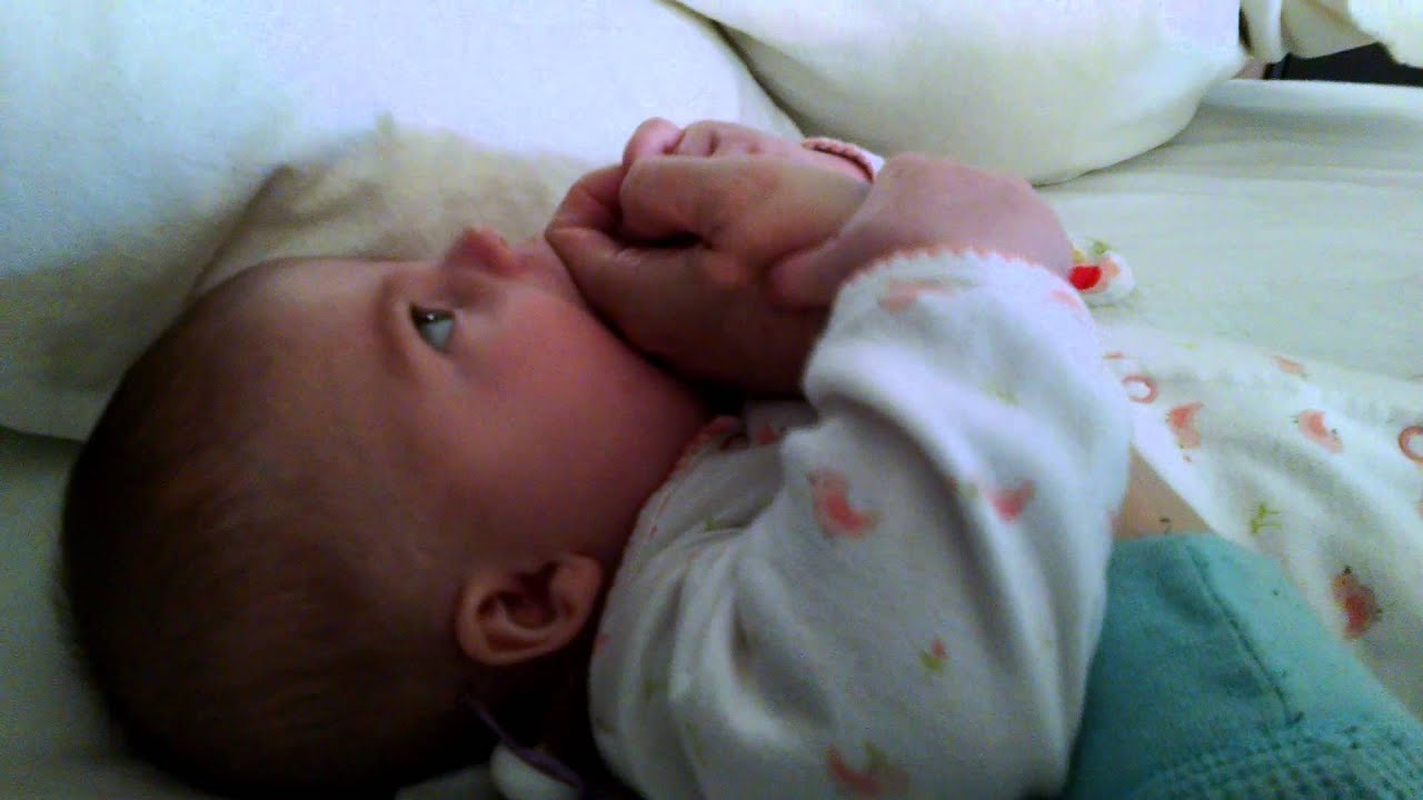 5/29 Chewing on Mama's hand - YouTube