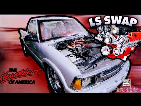 Ls swapping my chevy s10 project build... PT1 - YouTube