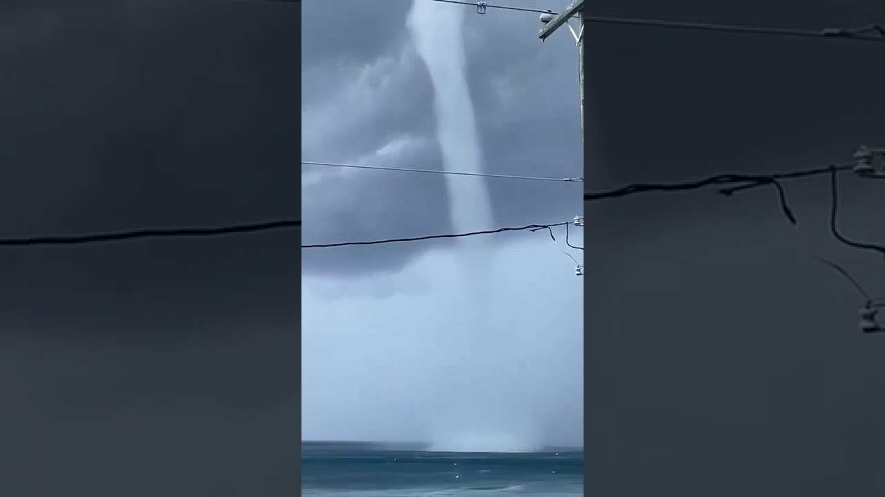 Scary Waterspout in Grand Cayman Islands - 7 Mile Beach and Waterfront ...