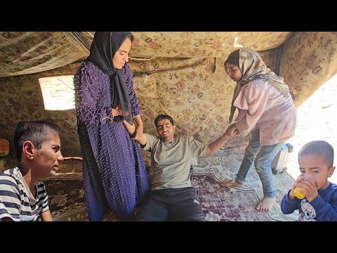 Breathtaking moments: The severe illness of a nomadic father and the family efforts to save his life