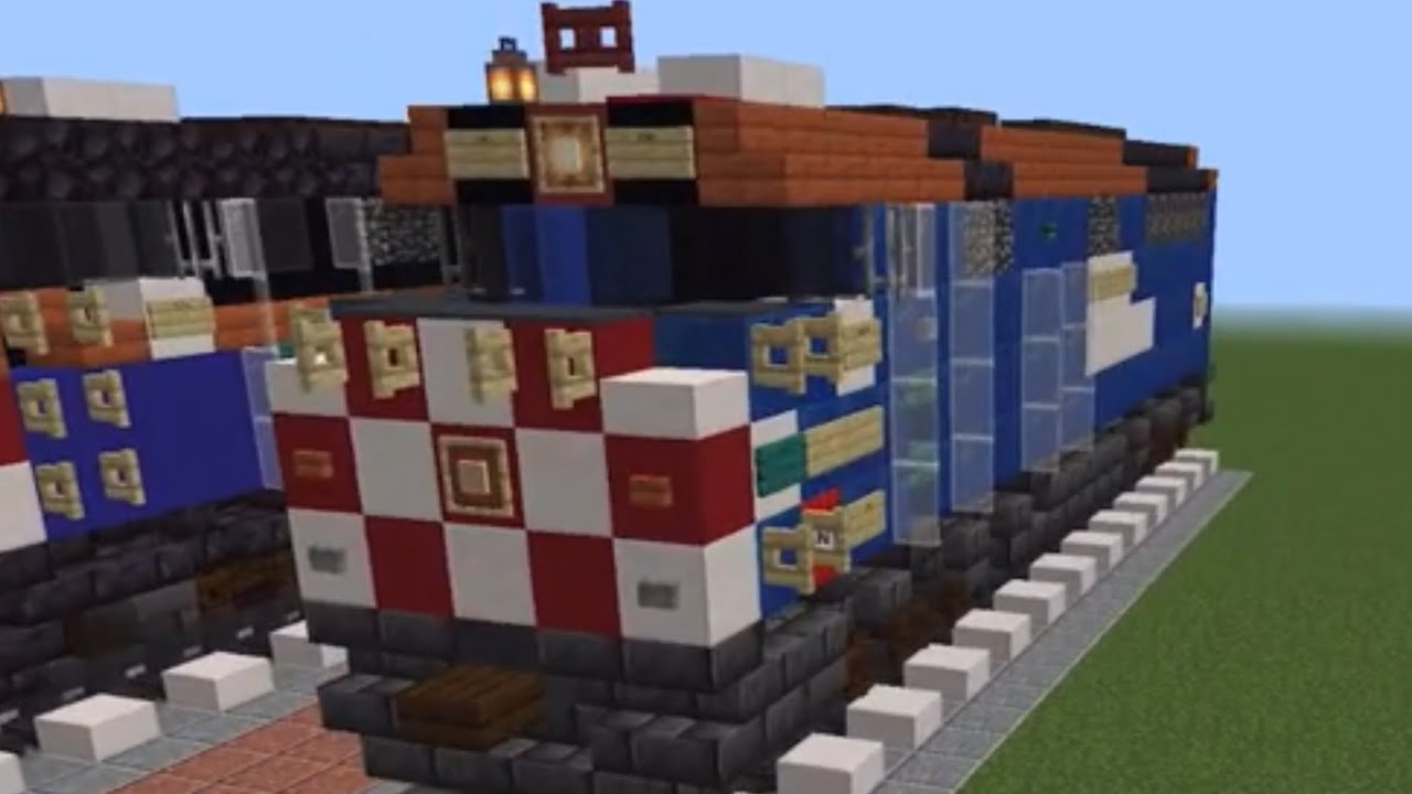 Minecraft Metra EMD F40PH-2 Tutorial - YouTube