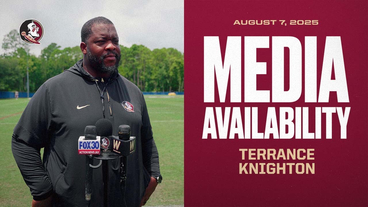 FSU Football | DL Coach Terrance Knighton Post-Practice Media ...