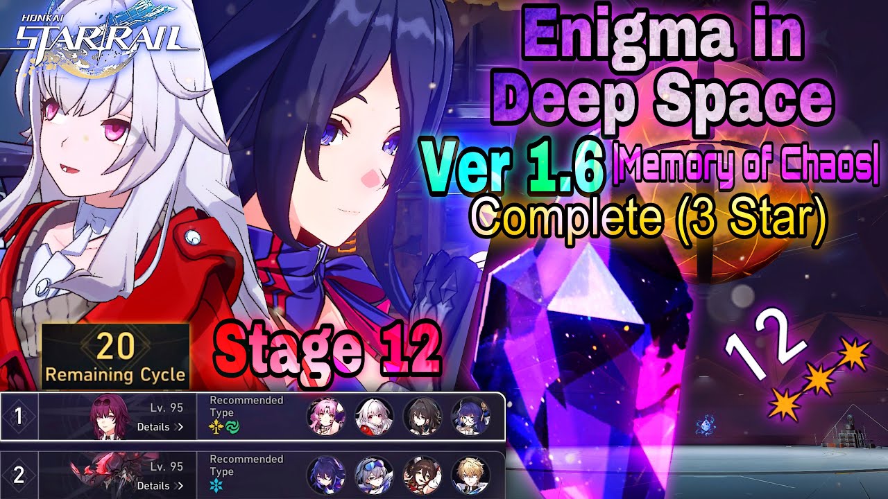 Memory of Chaos Stage 12 Complete F2P (3 Star Full Run) | Honkai: Star ...