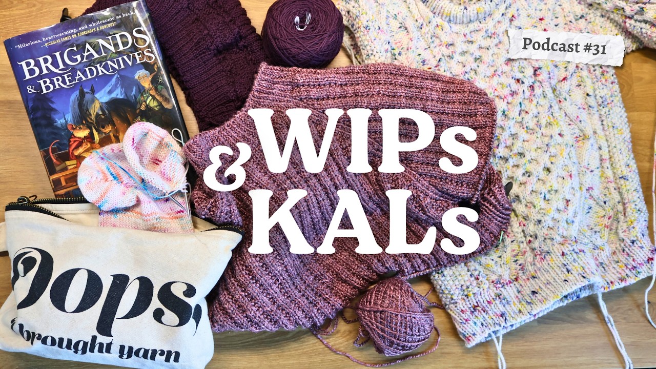 March Knitting Update 🧶 WIPs, #AnacortesKAL & What I’m Reading - YouTube