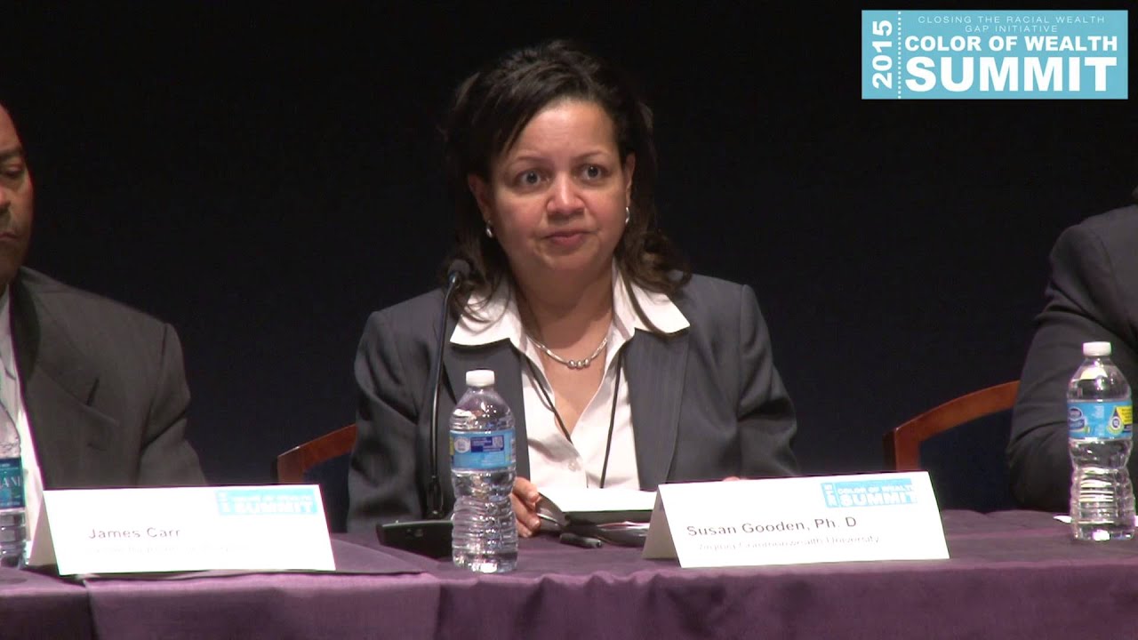 Susan Gooden on Equity Policy Panel at 2015 Color of Wealth Summit ...