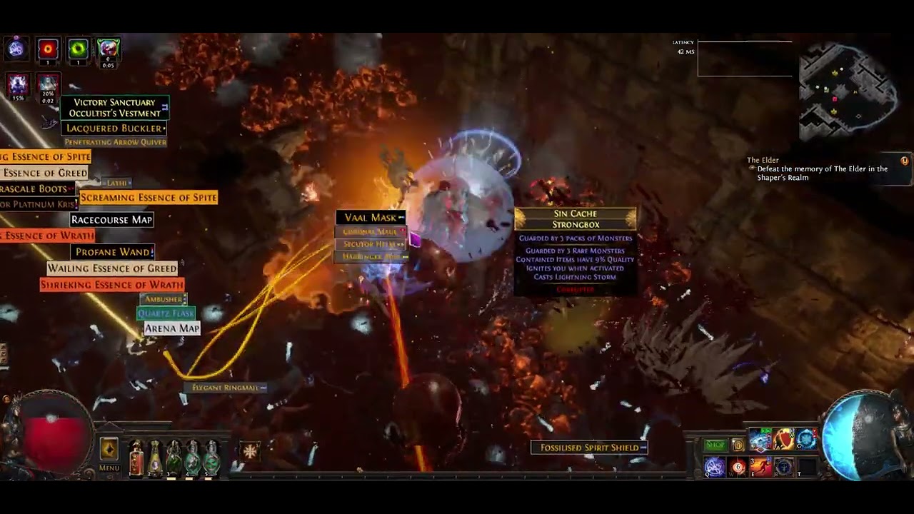 POE 3.22 Forge of the Phoenix Boss Rush. Ignite Vortex Elementalist - YouTube