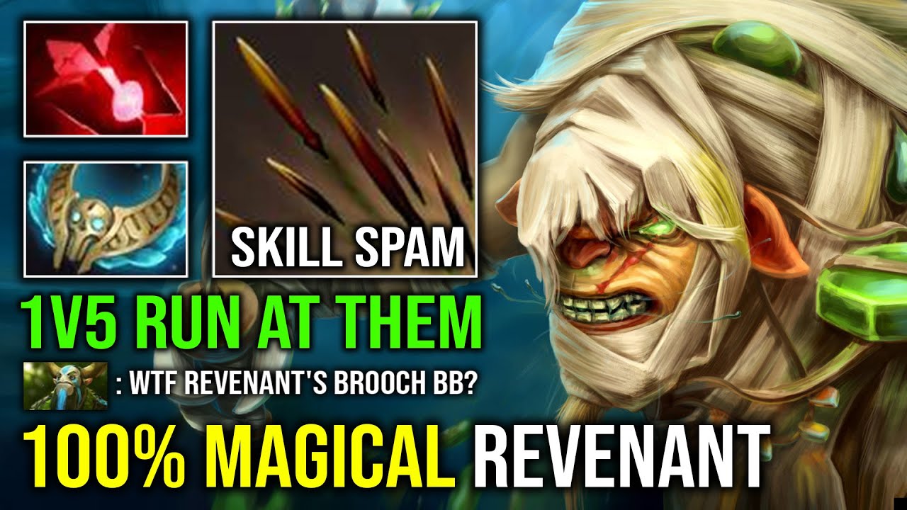 New 1v5 Op Bristleback Revenants Brooch Quill Spray 1v5 Run At Them