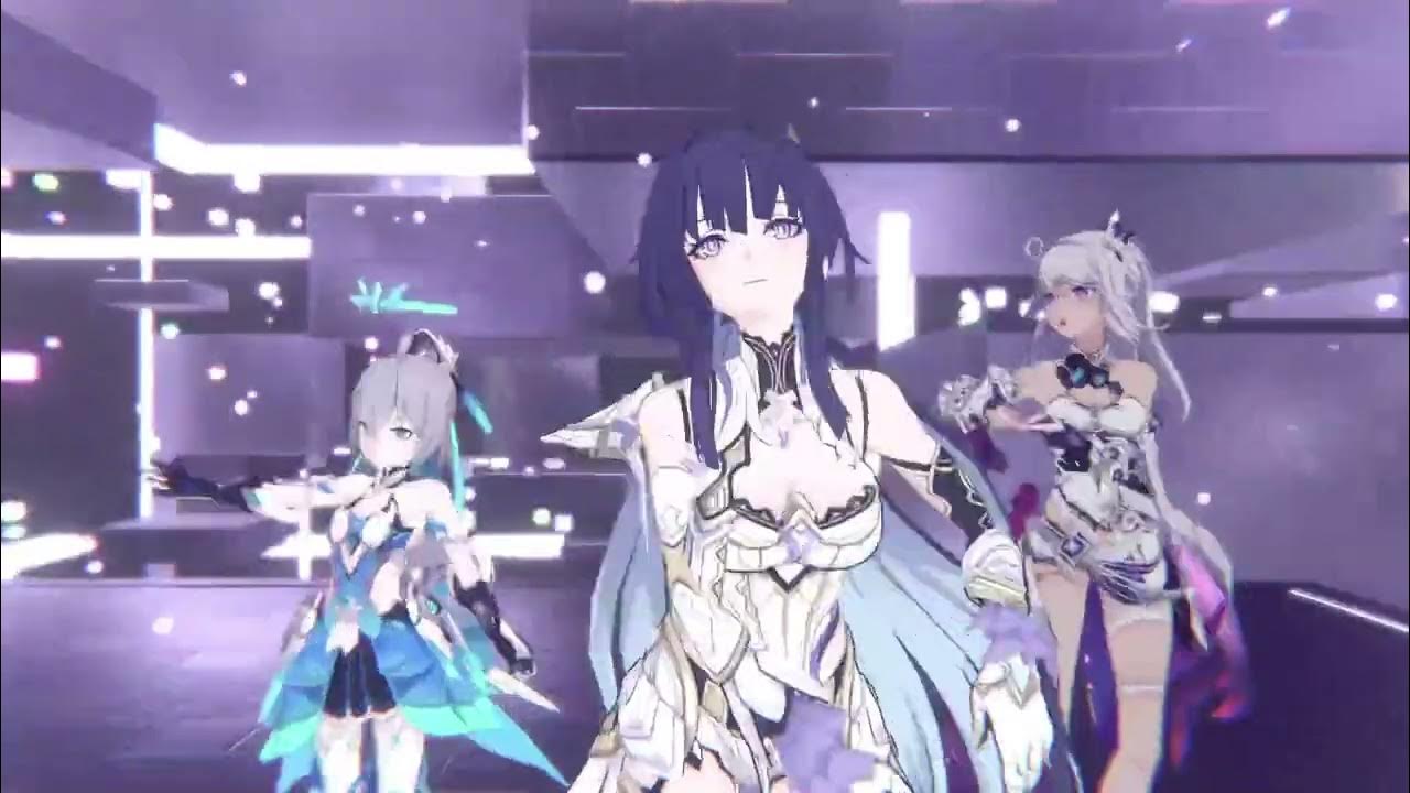 【honkai Impact 3rd X Vrchat Mmd/fullhd 】kiana Hofi Mei Hoto Bronya Hotr【limelight】 Youtube