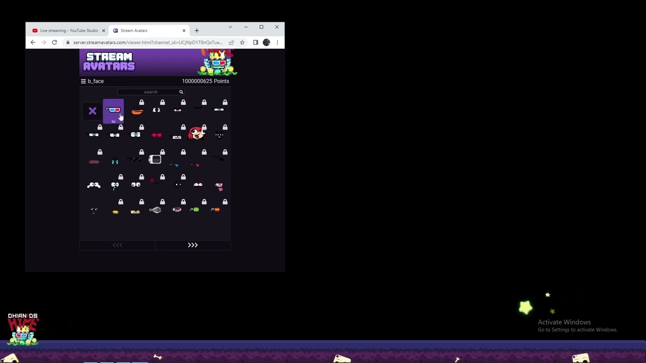 TUTORIAL MAIN STREAM AVATAR ATAU KARAKTER DIBAWAH SAAT LIVE STREAM - YouTube