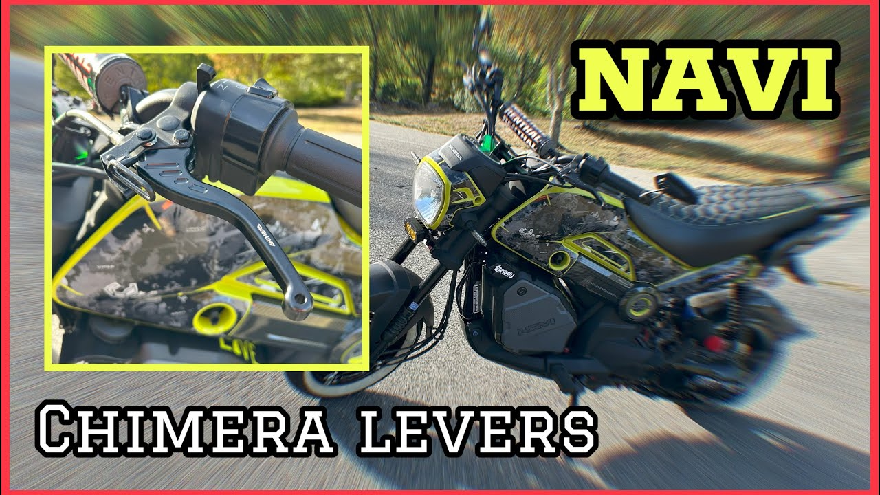 Honda NAVI Brake Levers - YouTube