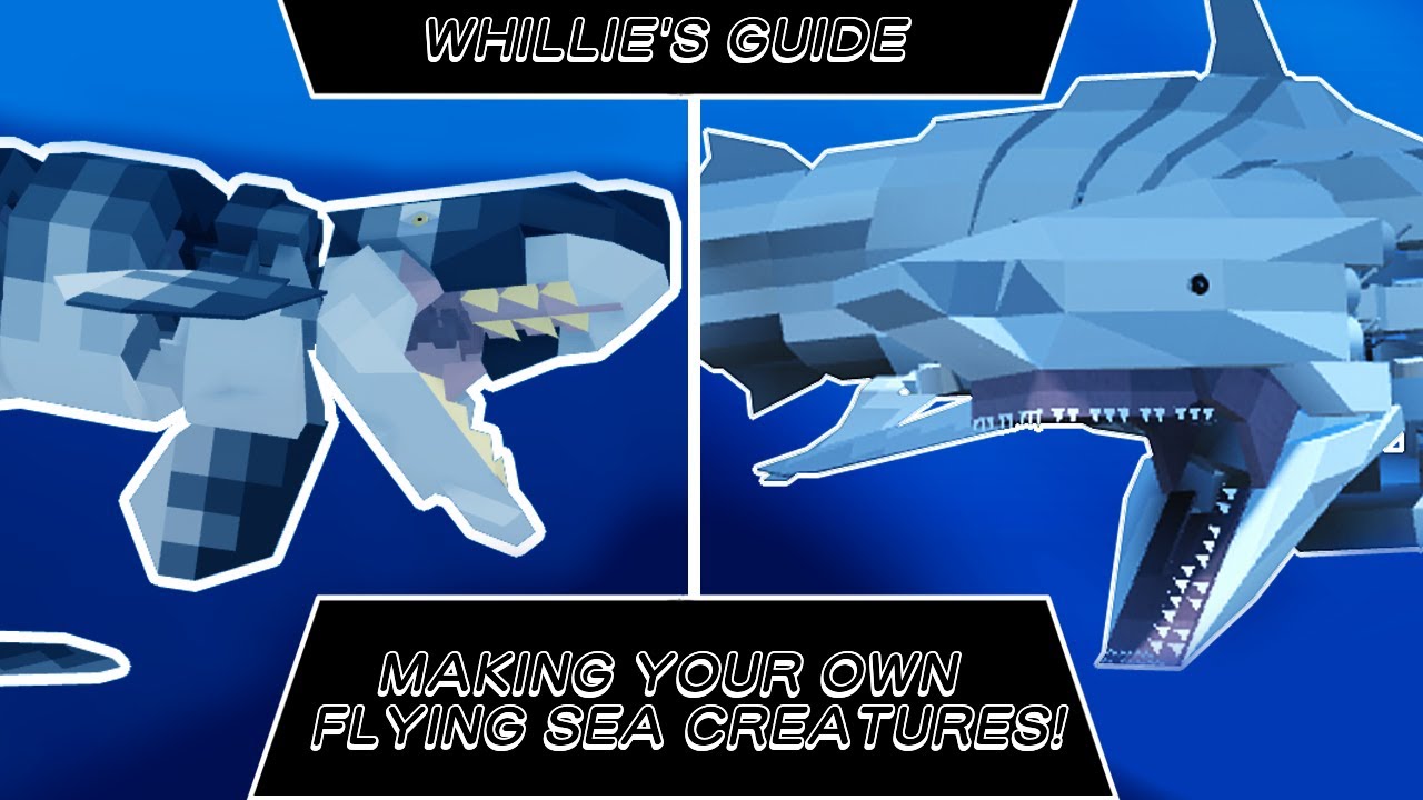 📚 Guide 1 to Make your own Flying Sea Creatures! / 🔨Plane Crazy🔨 ...