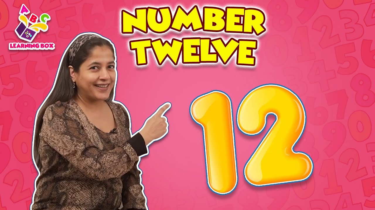 Number Twelve | Learn To Spell Number Words | Nursery Rhymes ...