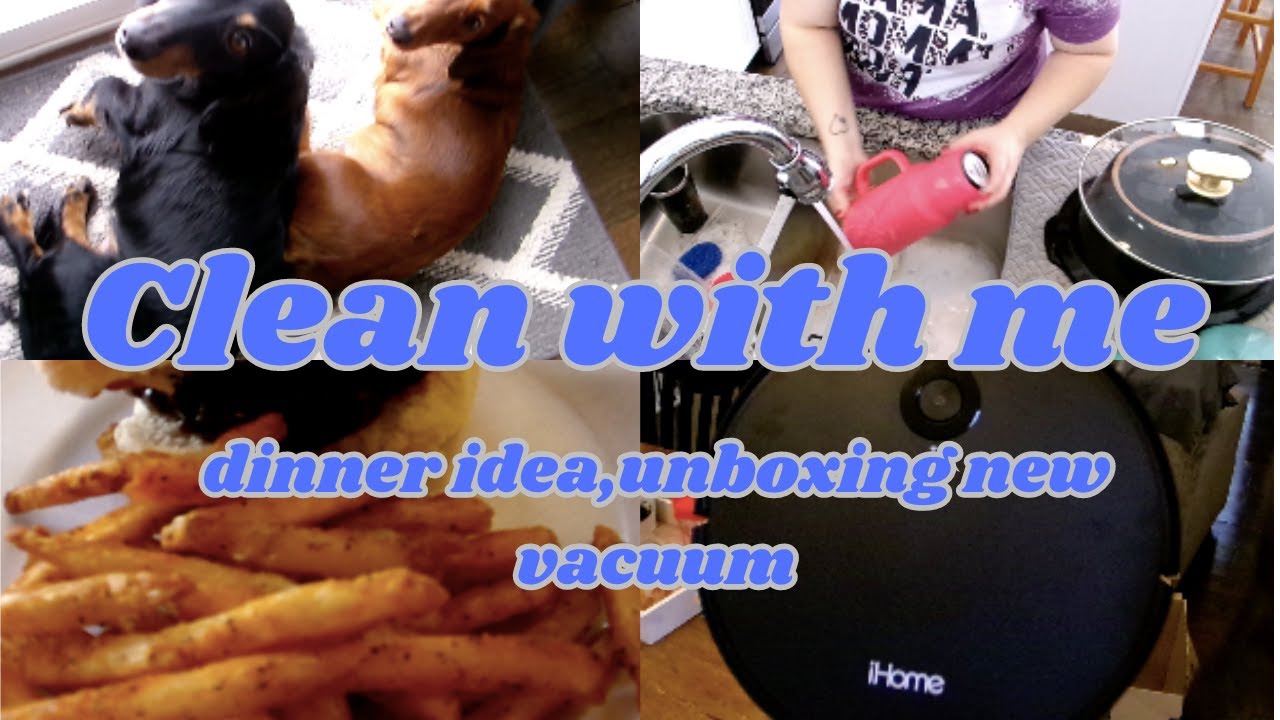 CLEAN WITH ME & UNBOX MY NEW VACUUM - YouTube