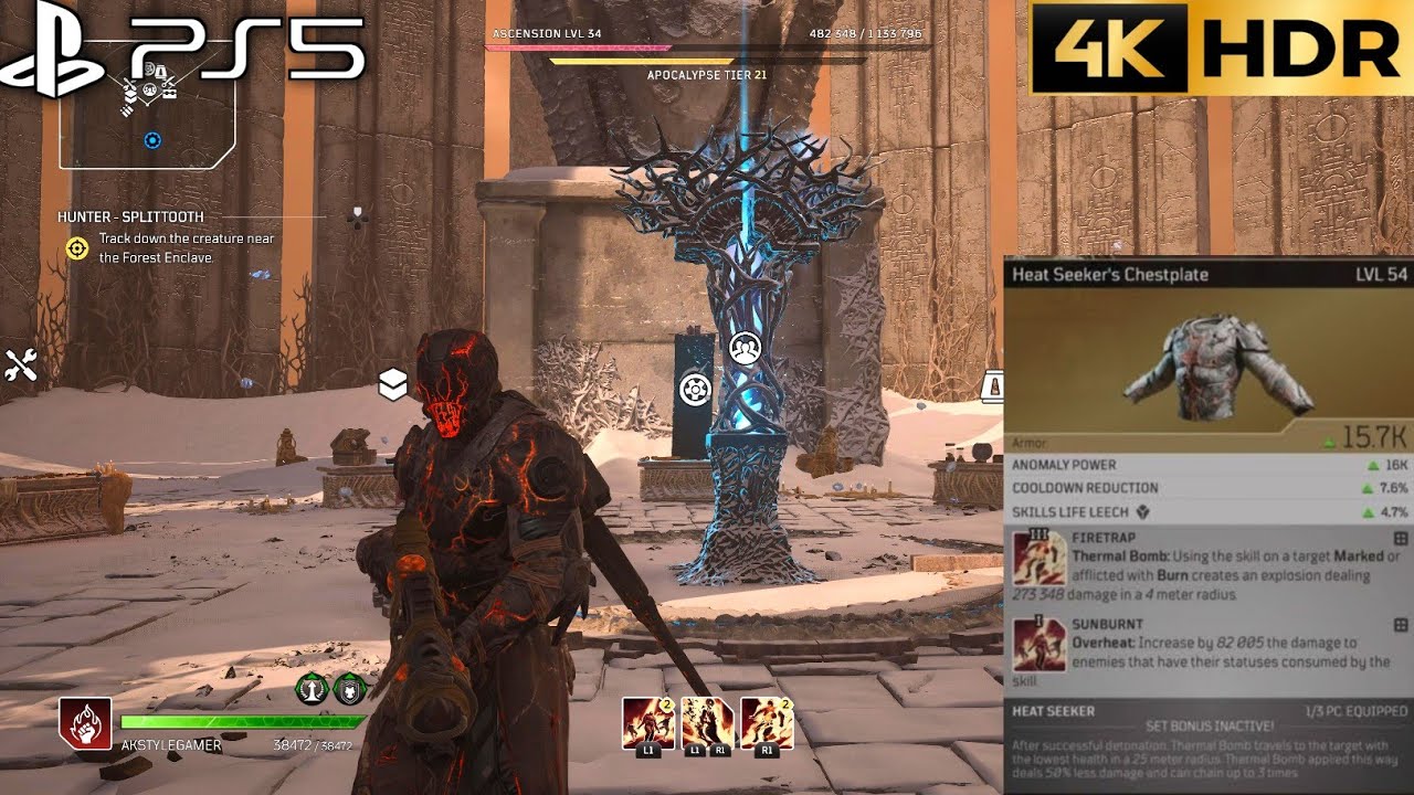 How to Get New Legendary Heat Seeker's Chestplate OUTRIDERS WORLDSLAYER ...