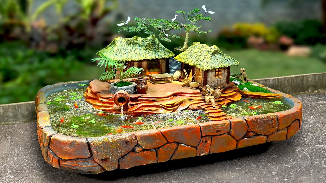 Peaceful countryside diorama | How to DIY | Aquarium decoration ideas ...