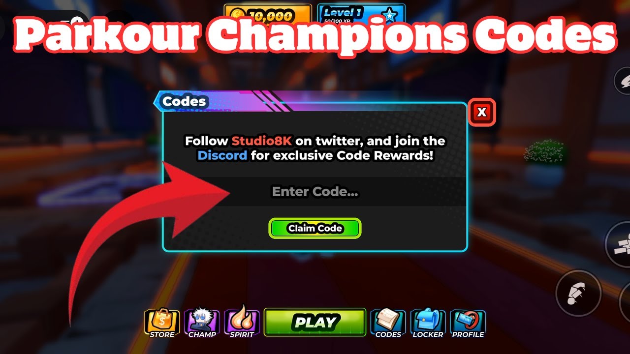 Parkour Champions Codes | Roblox - YouTube