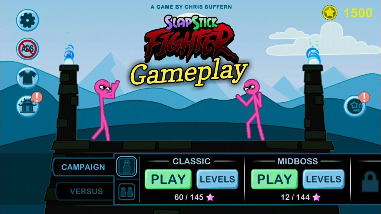 Slap stick fighter gameplay - YouTube