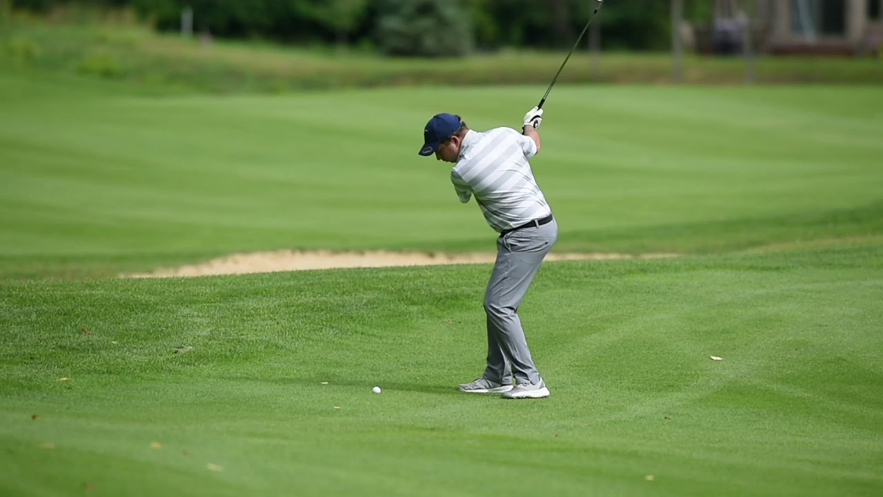 One-armed golfer heading to England to compete - YouTube
