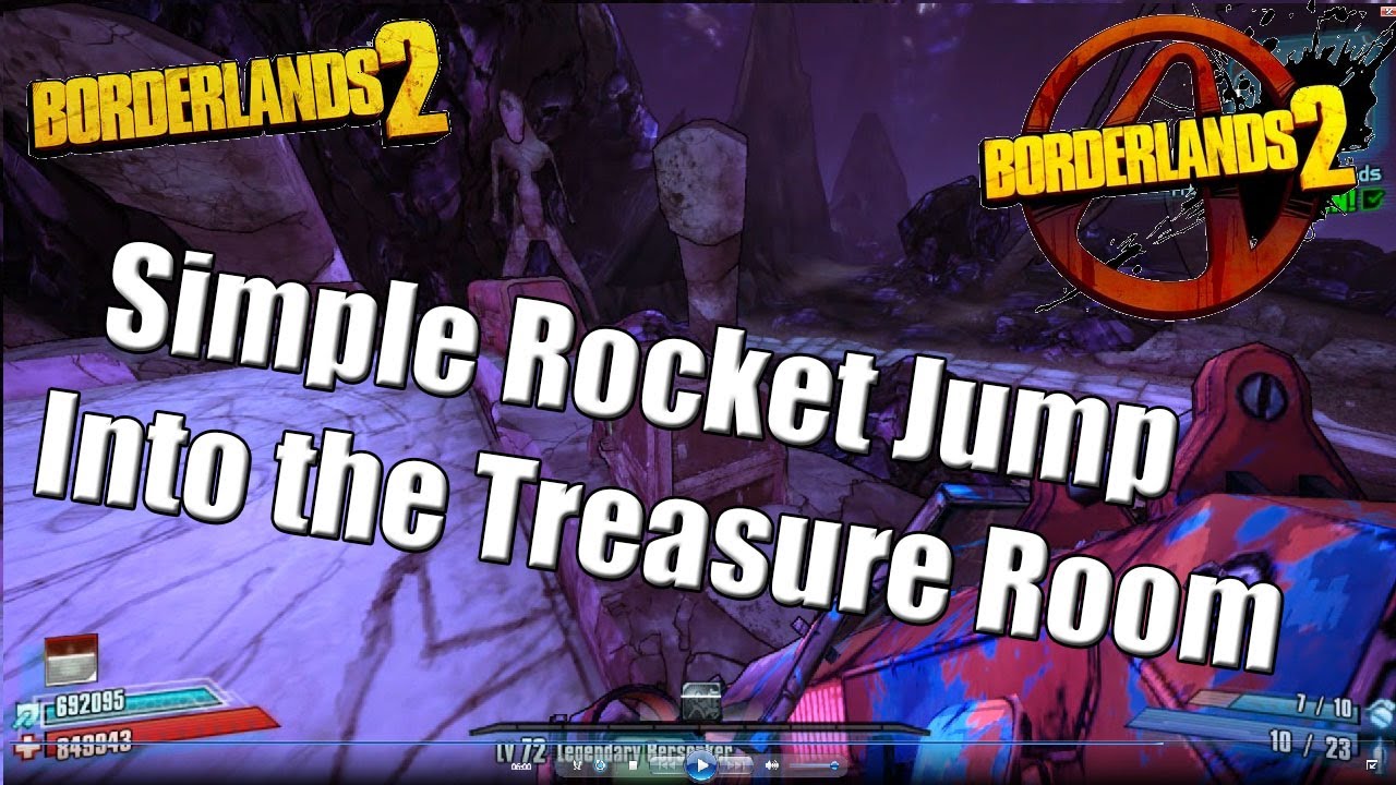 Borderlands 2 | Easy Way to Rocket Jump into Treasure Room | Tutorial ...