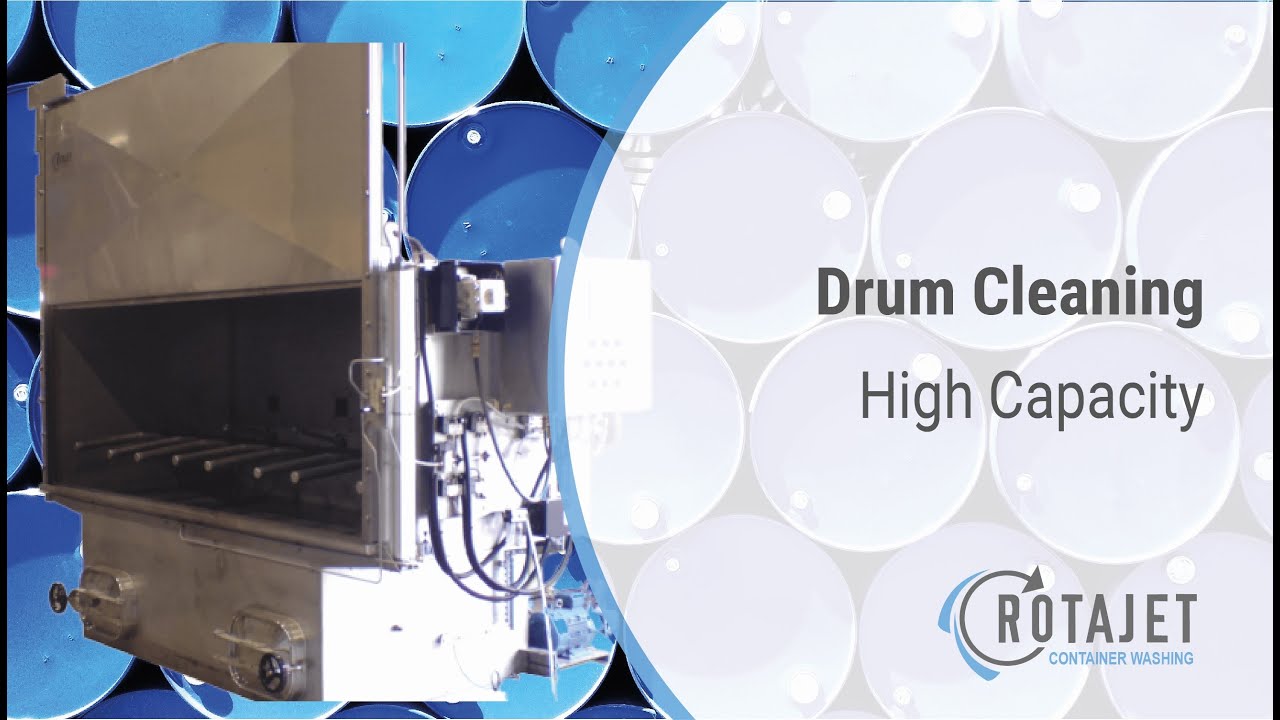 Four Position Drum Washer | High Capacity Washer | RJ-DW4 - YouTube