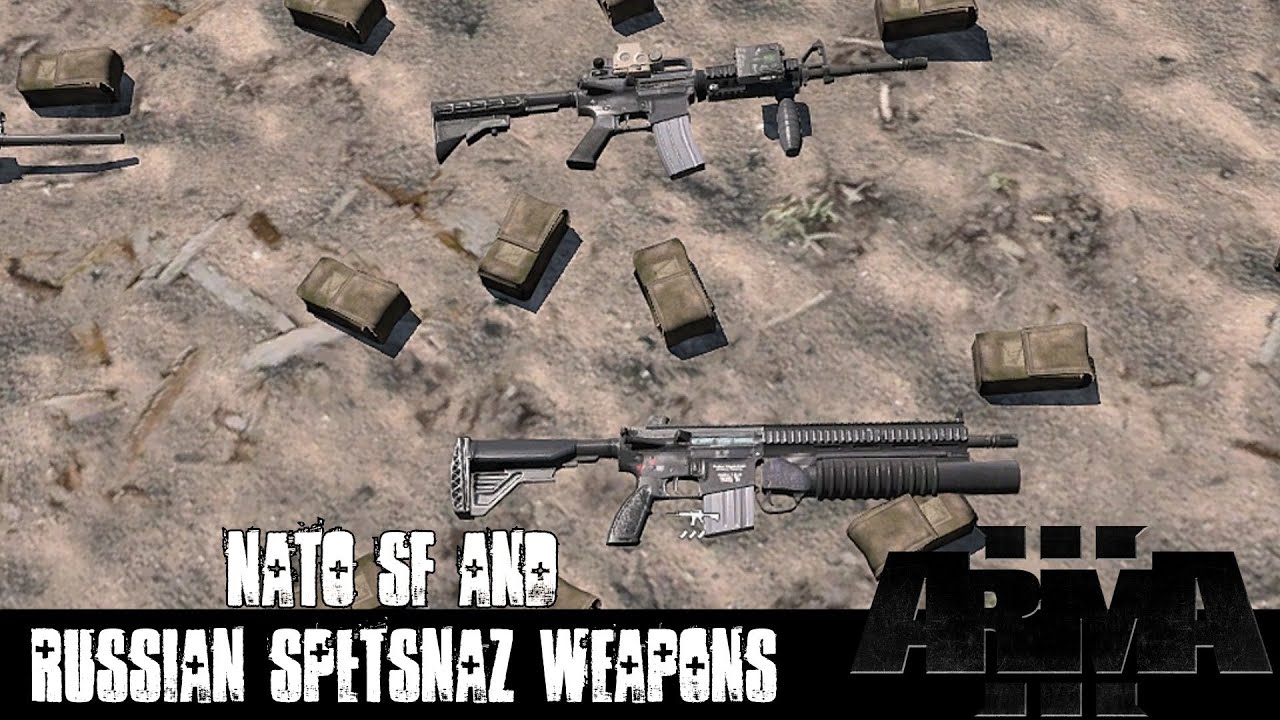 ArmA 3 Mods - Massi's NATO SF and Russian Spetsnaz Weapons - YouTube