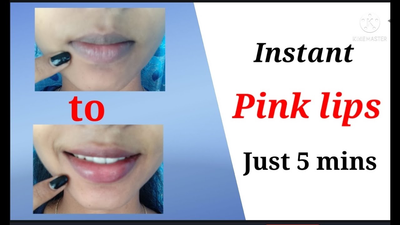 Instant PINK LIPS in just 5 minutes 😯😅with live results!!! - YouTube