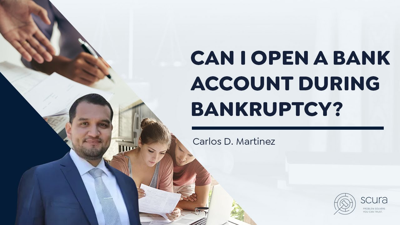 Can I Open Up A Bank Account During Bankruptcy? - YouTube