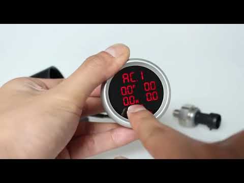 Digital Air Suspension Gauge Display, 5 Zone Kit - YouTube