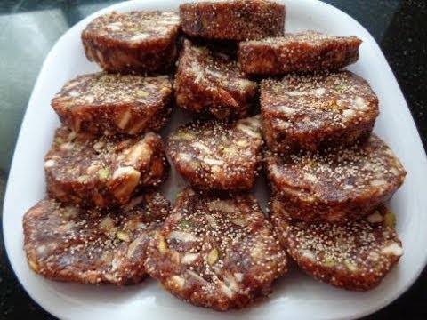 Recipe - Khajur Roll - YouTube