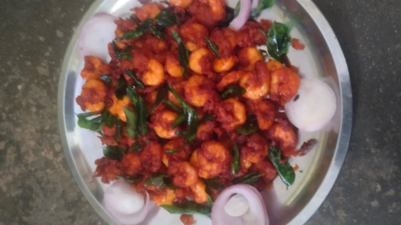 prawns 65 Recipe/prawns oil Fry Recipe - YouTube