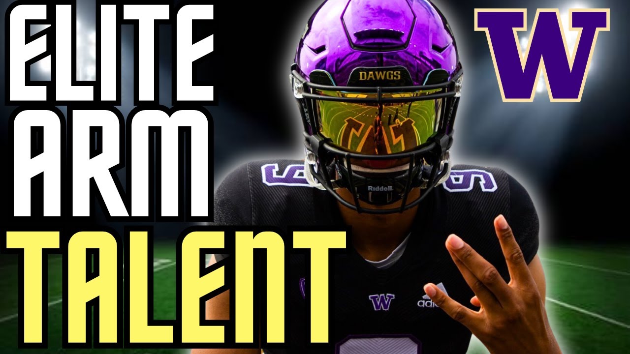 Dermaricus Davis Future BREAKOUT | 4⭐️ Washington Huskies Quarterback ...