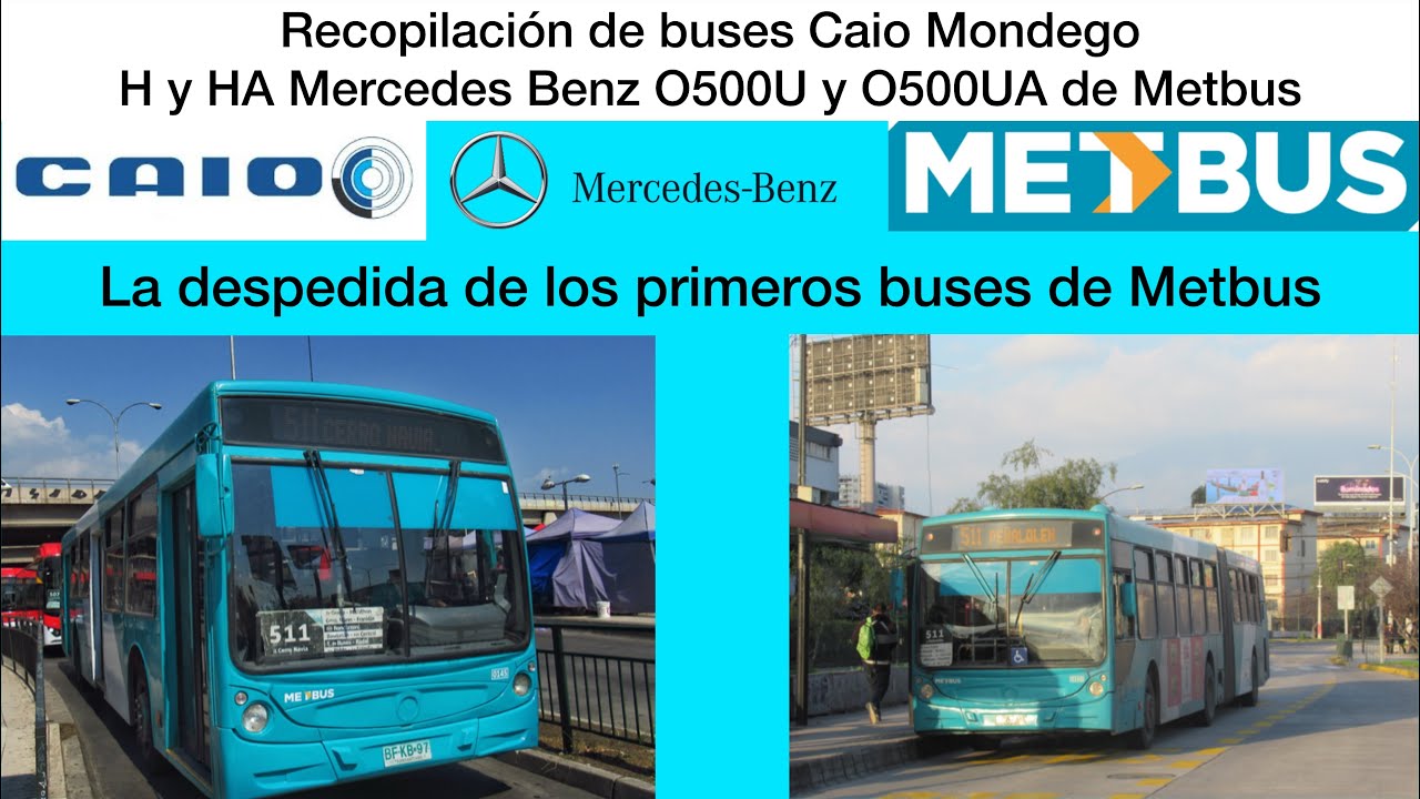 Recopilación de buses Caio Mondego H y HA de Metbus - YouTube