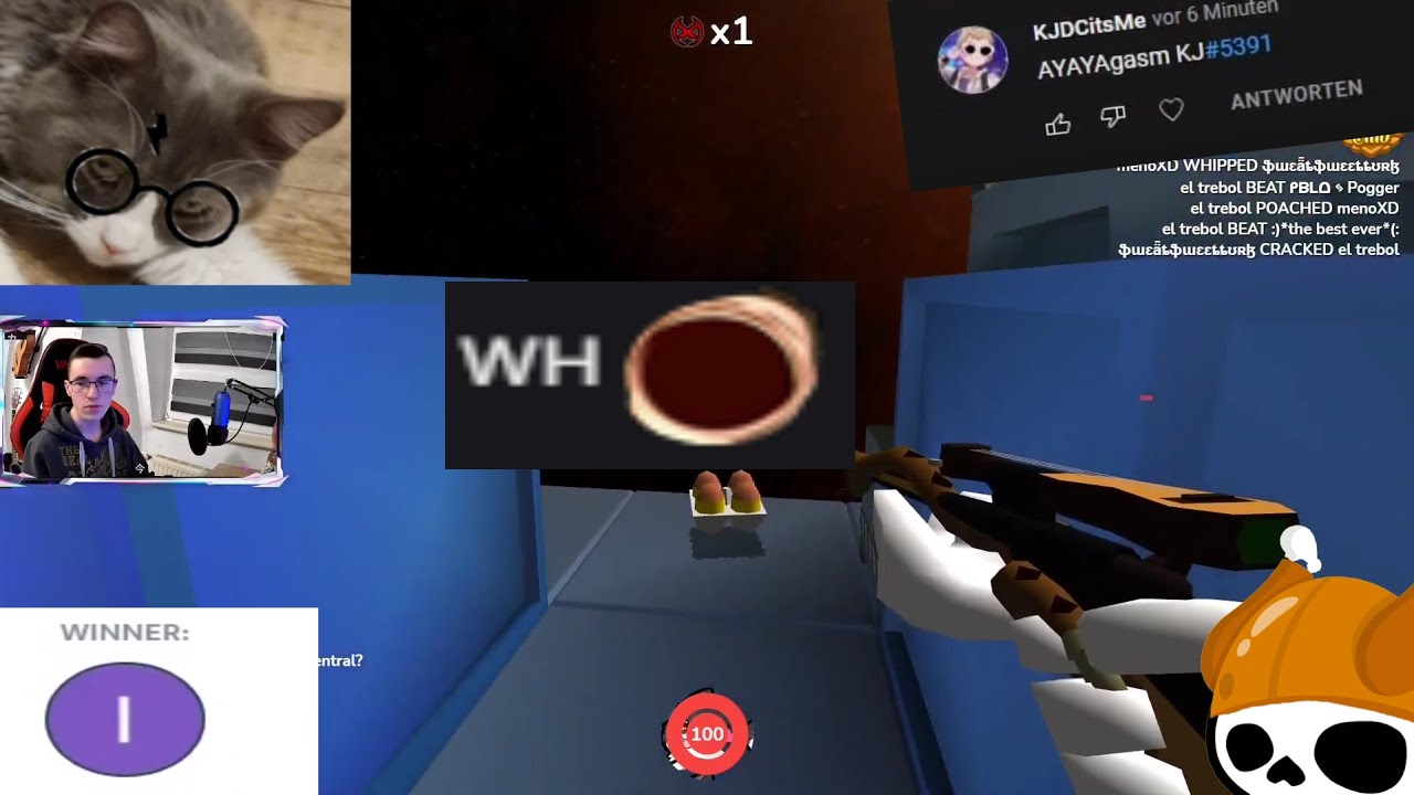 THE ALBINO PISTOL WINNER IS....... I Shell Shockers - YouTube