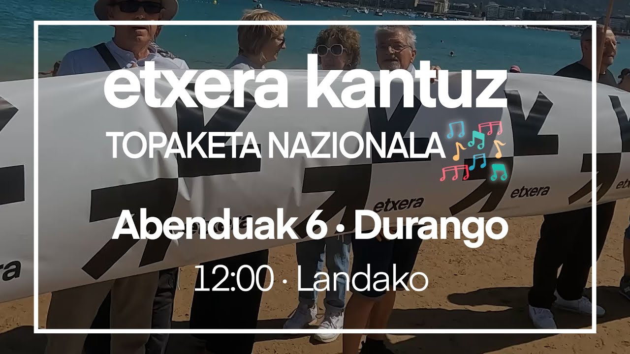 BEHIN BETIKO ETXERA! Kantaren grabaketa - YouTube