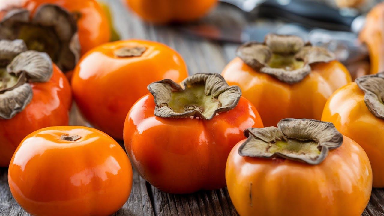 how farmers produce millions of dried persimmons! persimmon harvesting ...