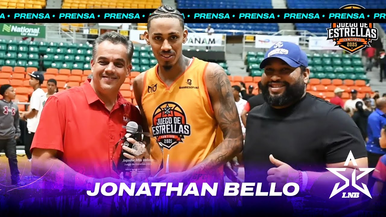 Jonathan Bello: "No andaba en busca de este premio pero se me dio ...