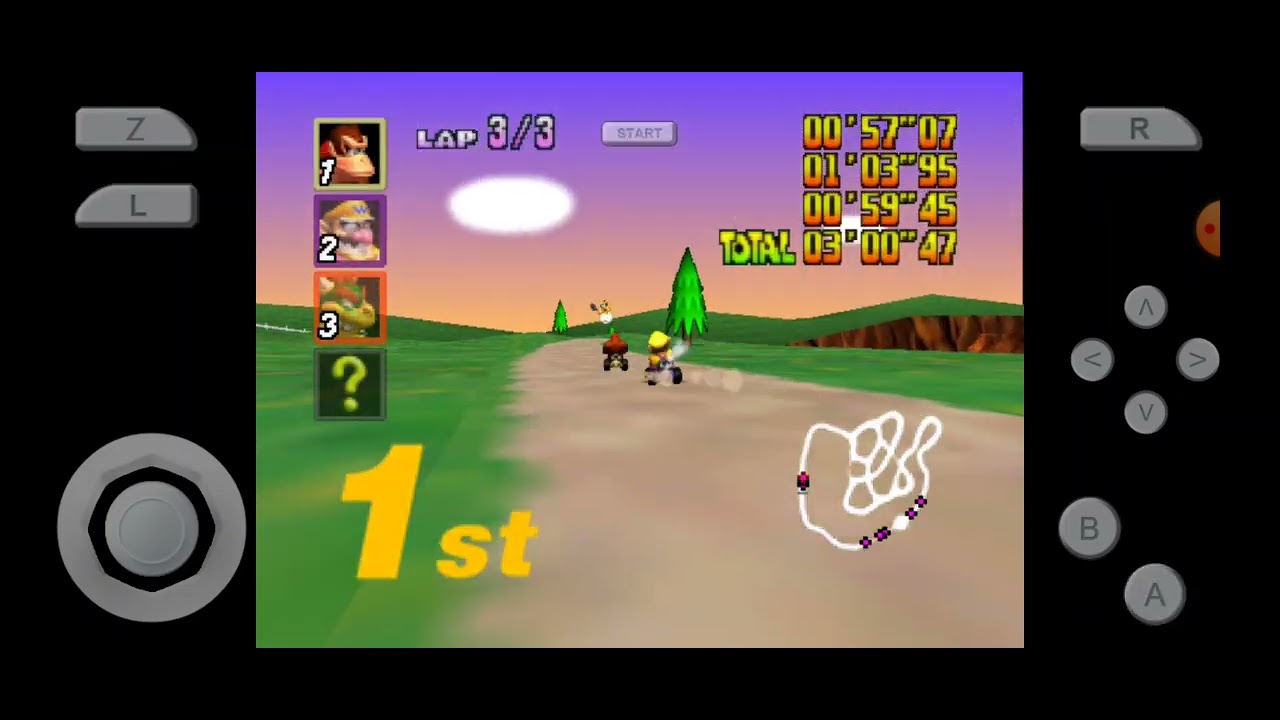 MK64 gameplay special cup extra D.K. final - YouTube