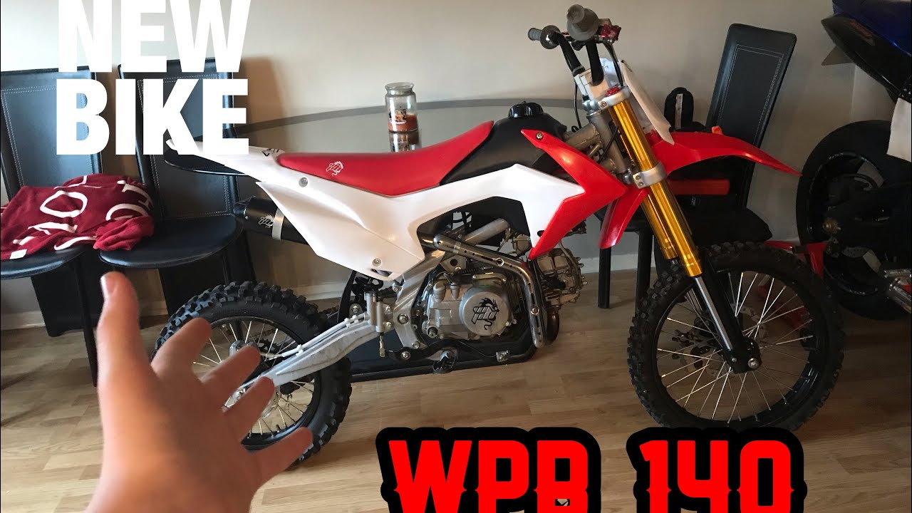 WPB 140 PITBIKE (my first ride!) - YouTube