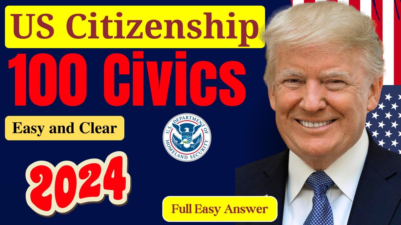 2024 Random 100 Civics Questions and Answers: US Citizenship Interview ...